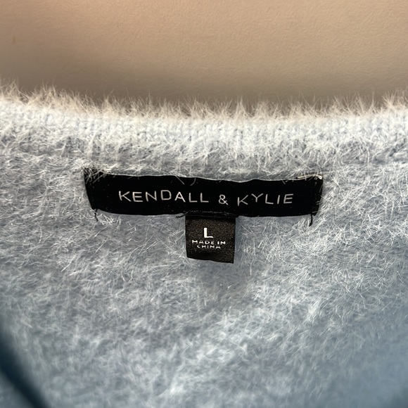 Kendall & Kylie | Tops | Nwot Baby Blue Kendall And Kylie Fur Tank Top ...